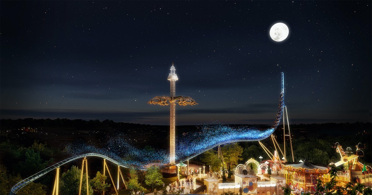 Luna - En bumerang berg- och dalabana | Liseberg